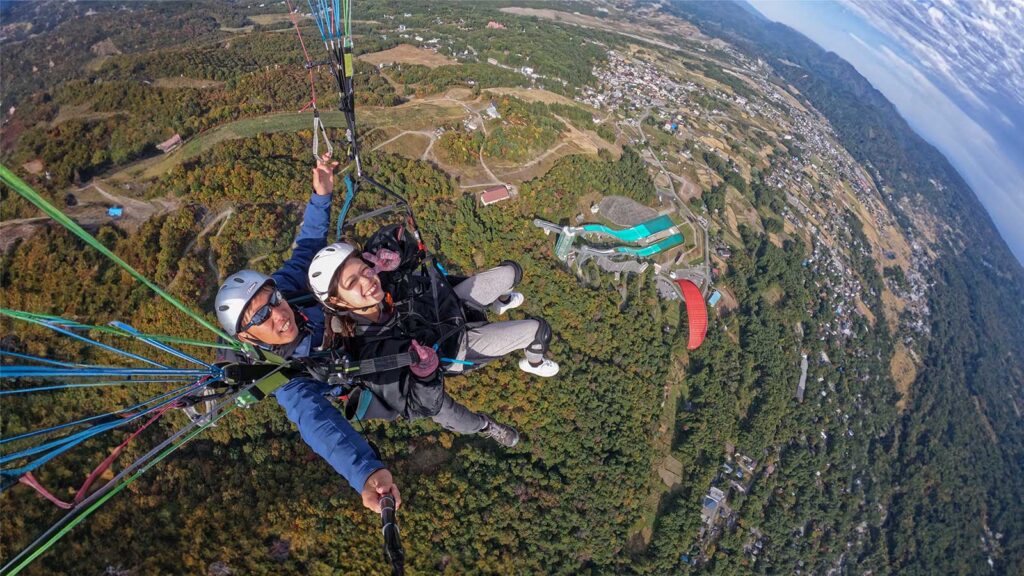 パラグライダー体験 | スカイブルー八方尾根パラグライダースクール